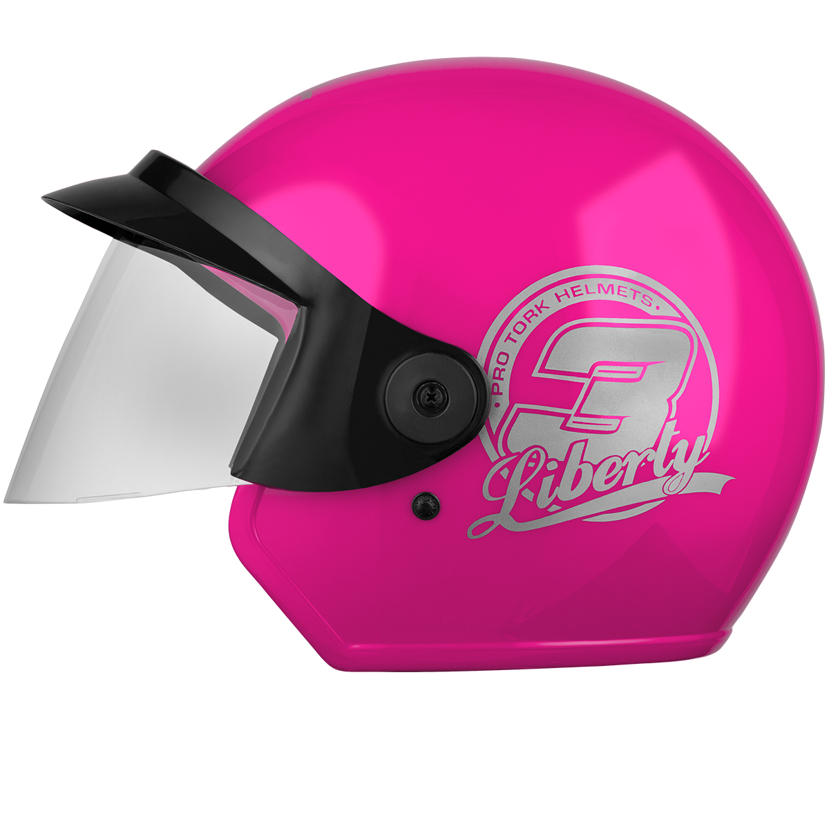 Compre Capacete Moto Aberto Pro Tork Liberty 3 Solid Masculino Feminino - Sportbay