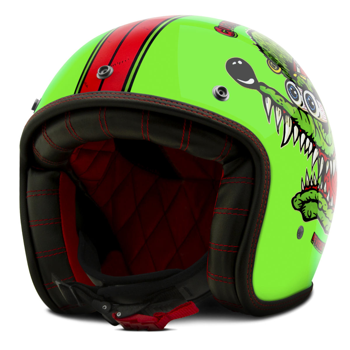 Compre Capacete Aberto Etceter Custom Psycho Rat - Sportbay