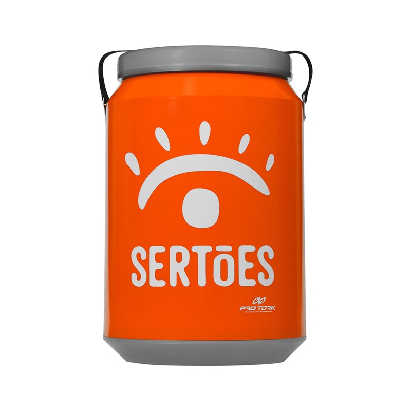 Cooler Térmico Redondo 18 Litros Com Alça 24 Latas Sertões