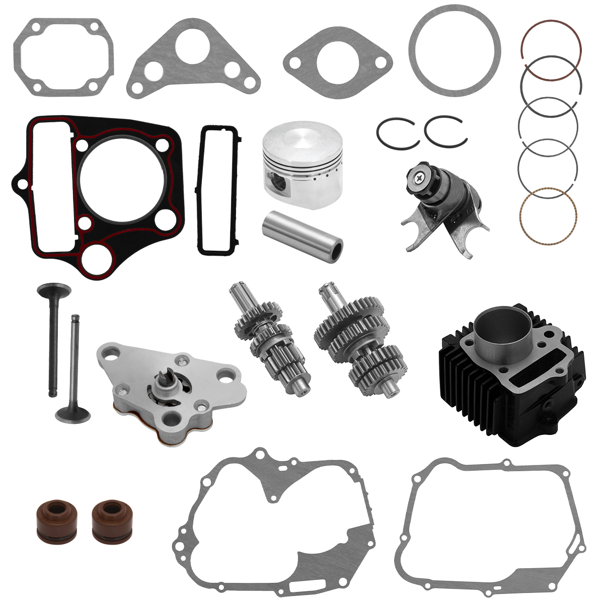 Kit de Peças do Motor para Mini Moto TR-100F Pro Tork