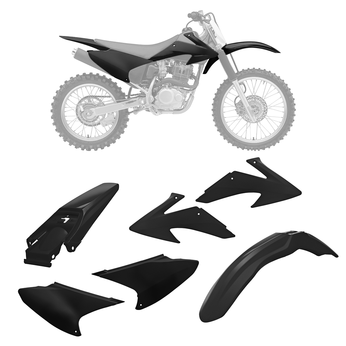 Compre Kit Plástico Crf 230 Pro Tork barato aqui! - Sportbay