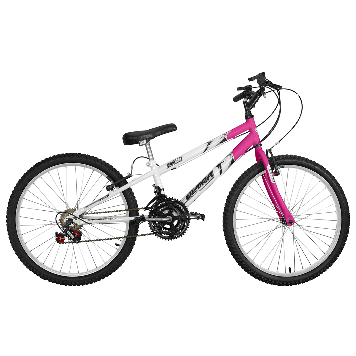 Compre Bicicleta Aro 24 Ultra Bikes Rebaixada Bicolor 18 Marchas - Sportbay