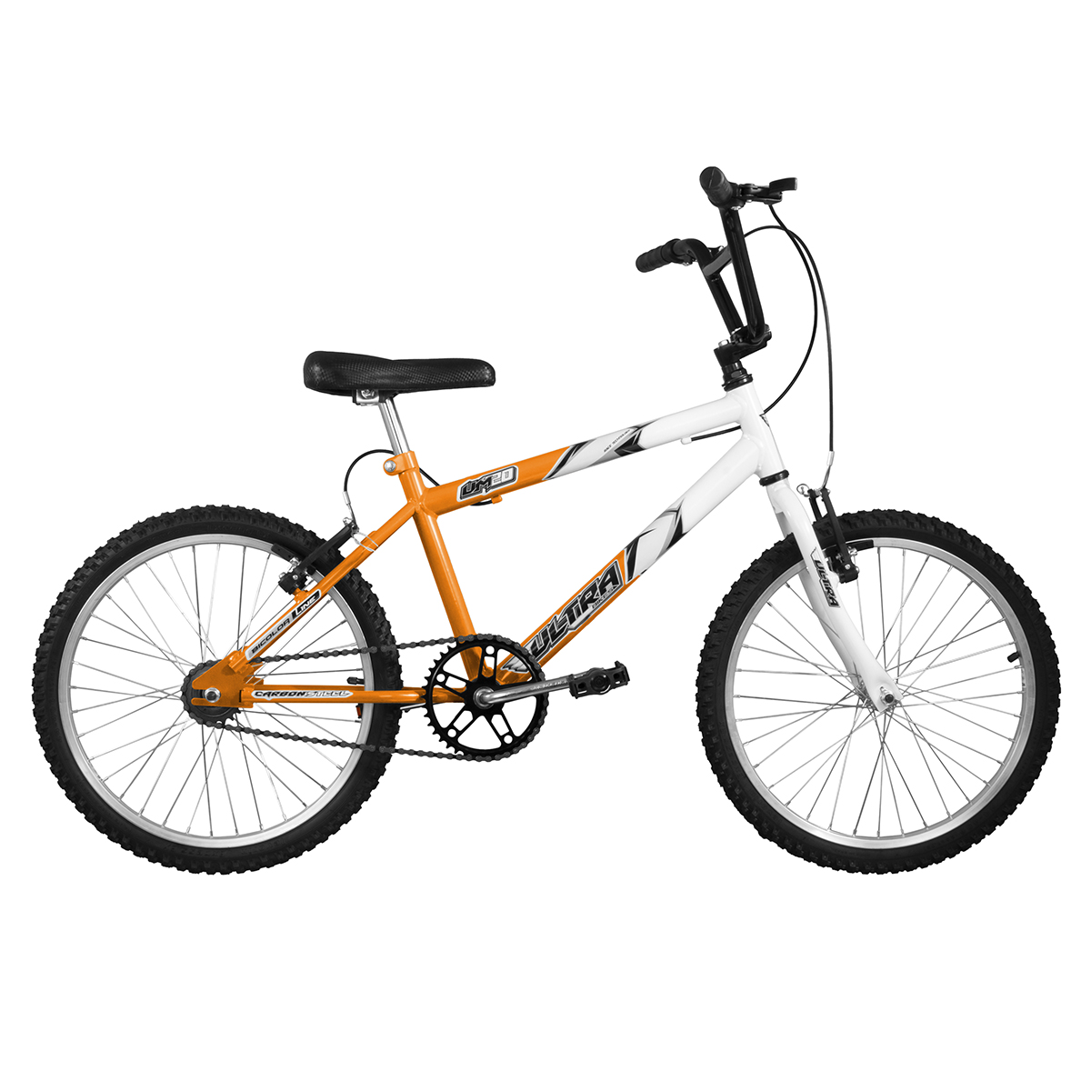 Bicicleta Bike Aro 20 Ultra Bikes Masculina Juvenil Bicolor Freios V-brakes