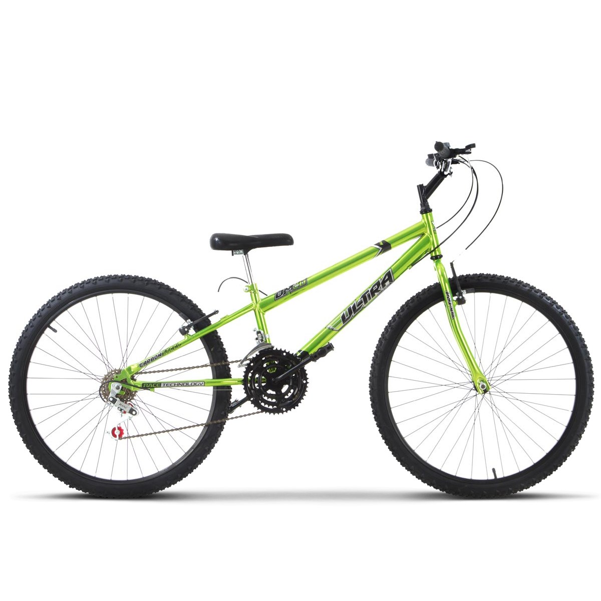 Compre Bicicleta Aro 26 Ultra Bikes Rebaixada Chrome Line 18 Marchas ...