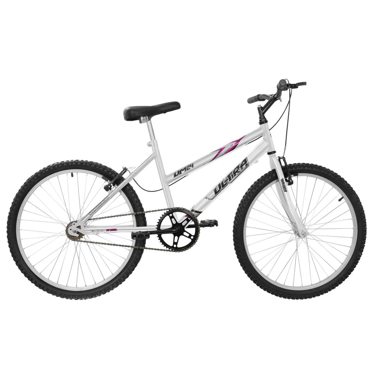 Compre Bicicleta Aro 24 Ultra Bikes Feminina Chrome Line [sem Marchas ...