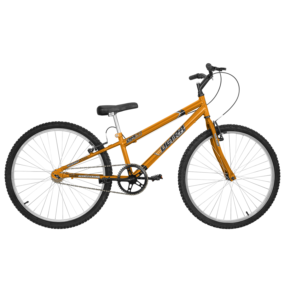 Bicicleta Aro 26 Ultra Bikes Rebaixada Chrome Line [sem Marchas]