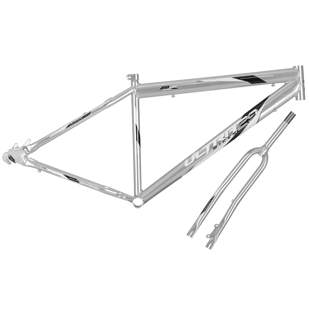 Compre Kit Quadro E Garfo Ultra Bikes Umd29 Freio A Disco Chrome Line - Sportbay